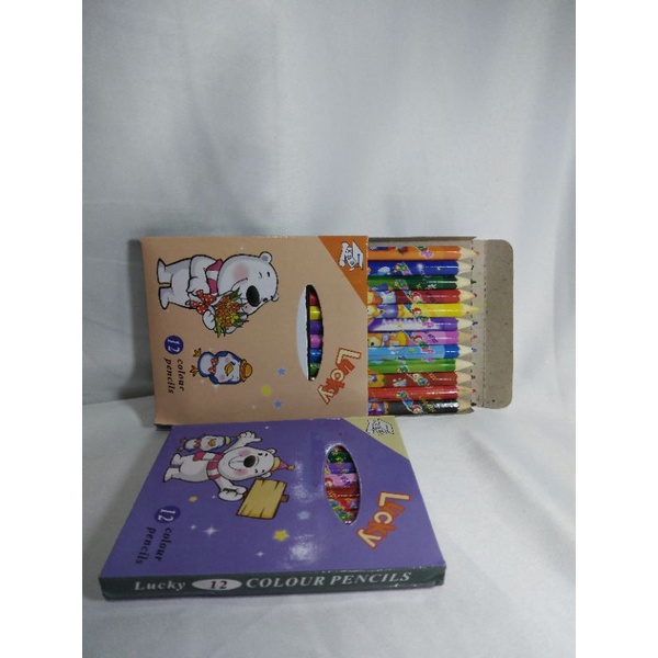Jual Crayon Kayu Pendek/Crayon Kayu Anak 12 Warna | Shopee Indonesia