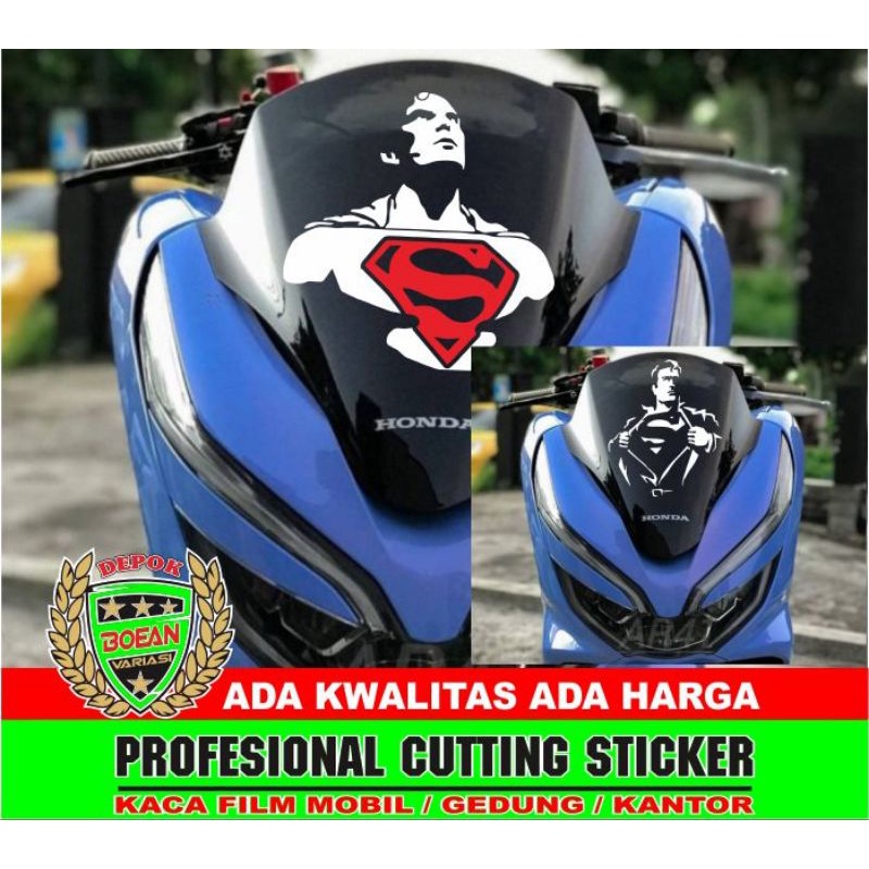 Jual Cutting sticker motor mobil sticker superman | Shopee Indonesia