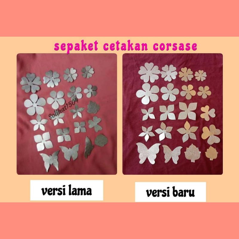Jual cetakan bunga corsase/cetakan bunga 3D 20pcs | Shopee Indonesia
