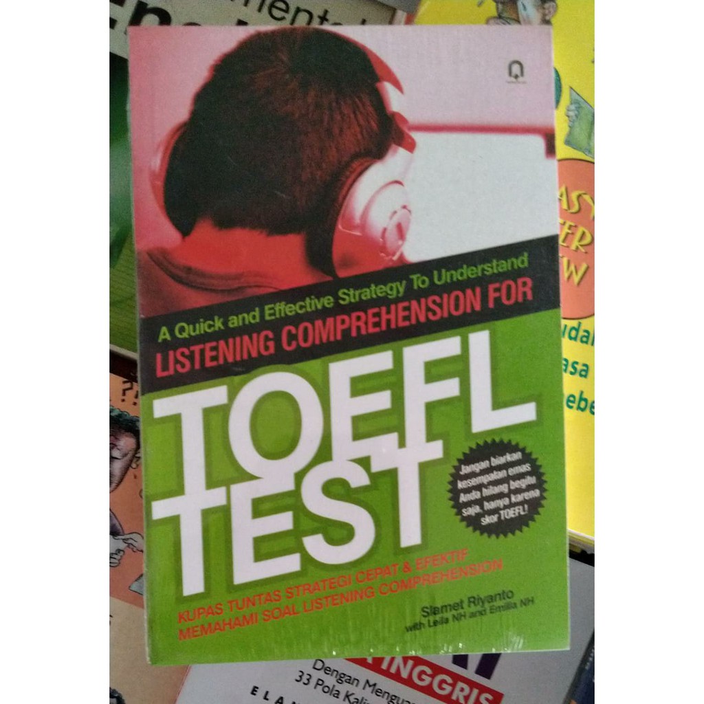 Jual Listening Comprehension For Toefl test - SLAMET RIYANTO - PUSTAKA ...