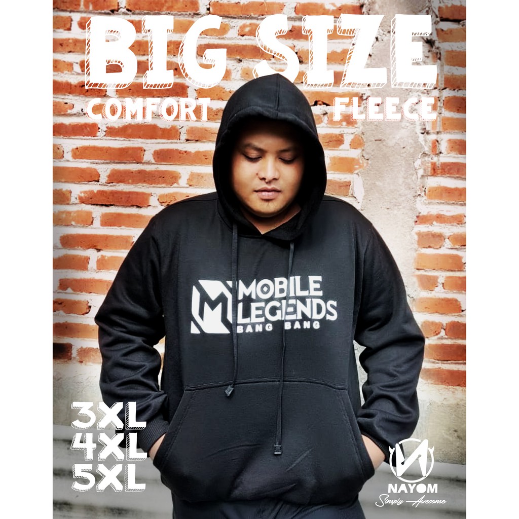 Jual Jaket Hoodie Big Size Mobile Legends Bang Bang jaket game onlie ...