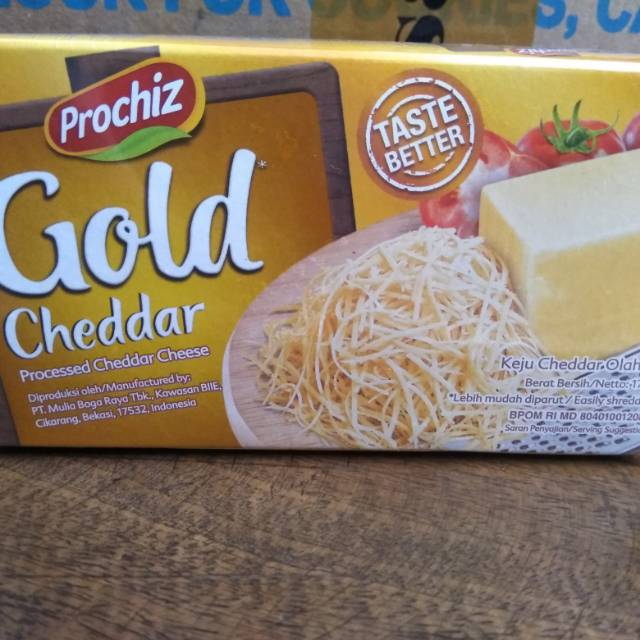 Jual Keju Prochiz Gold Cheddar | Shopee Indonesia
