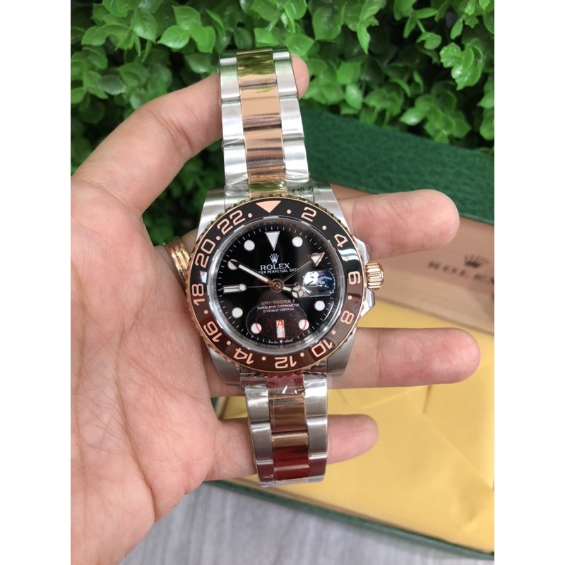Jual JAM ROLEX GMT MASTER II (ROOTBEER)/AUTOMATIC 40MM | Shopee Indonesia