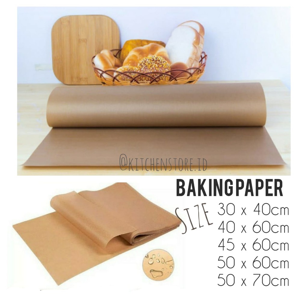Jual Baking Paper / Kertas Roti / Kertas Alas Loyang Kue / Kertas ...