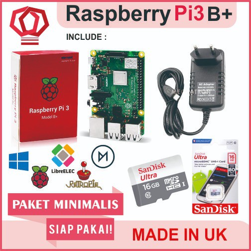 Jual Raspberry Pi3 Pi 3 Model B+ | Shopee Indonesia