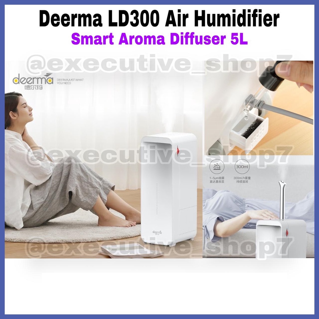 Jual Deerma LD300 Air Humidifier Smart Aroma Diffuser 5L - Garansi ...