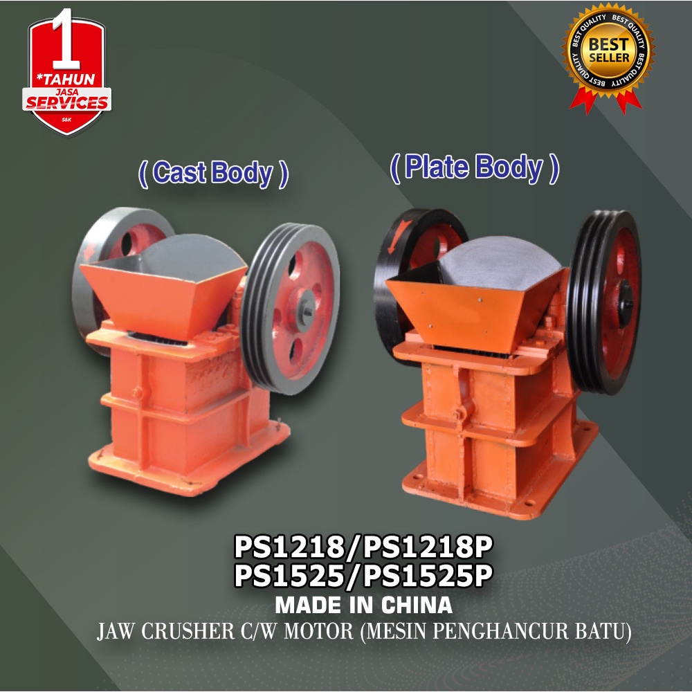 Jual Mesin Penghancur Pemecah Batu - Jaw Stone Crusher 120 x 180 mm AKS ...