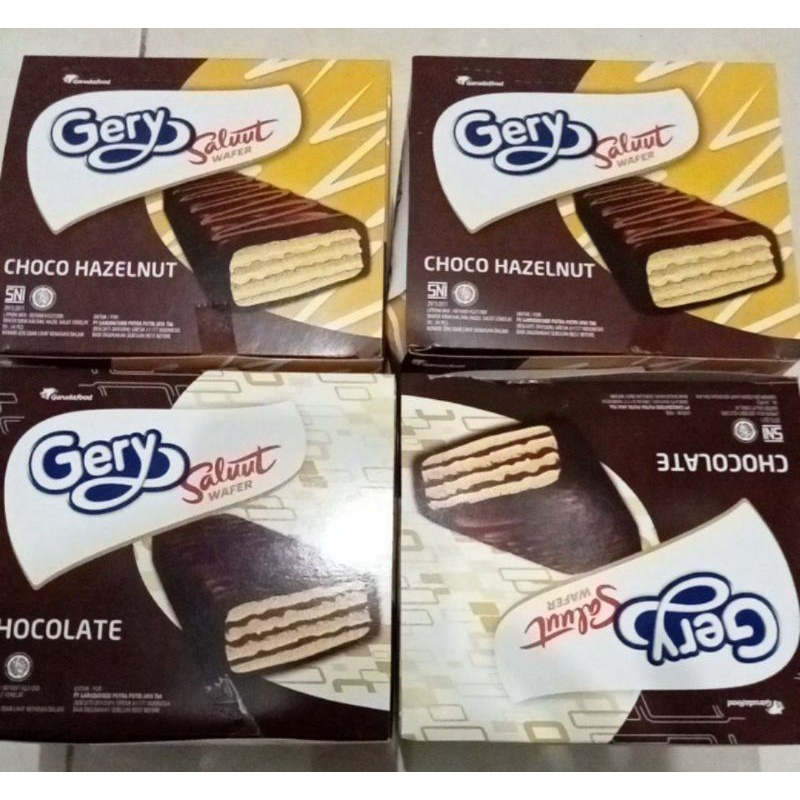 Jual GERY Saluut Wafer Box isi 24pcs | Shopee Indonesia