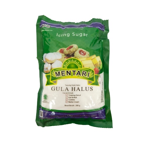 Jual Gula Halus / Mentari Gula Halus 200g | Shopee Indonesia