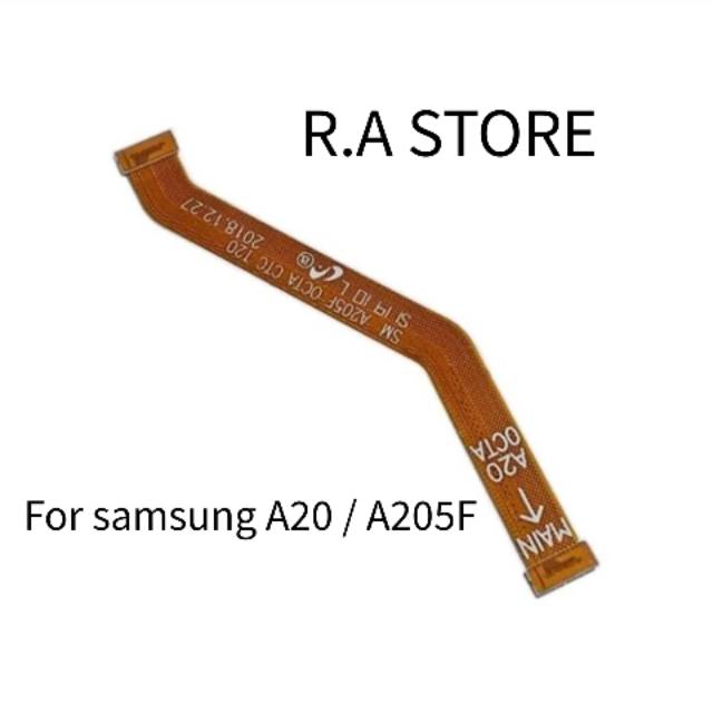 Jual FLEXIBEL FLEXIBLE LCD CONNECT SAMSUNG A20 A205F MAIN BOARD MESIN FLEKSIBEL ui CONECT MESIN ...