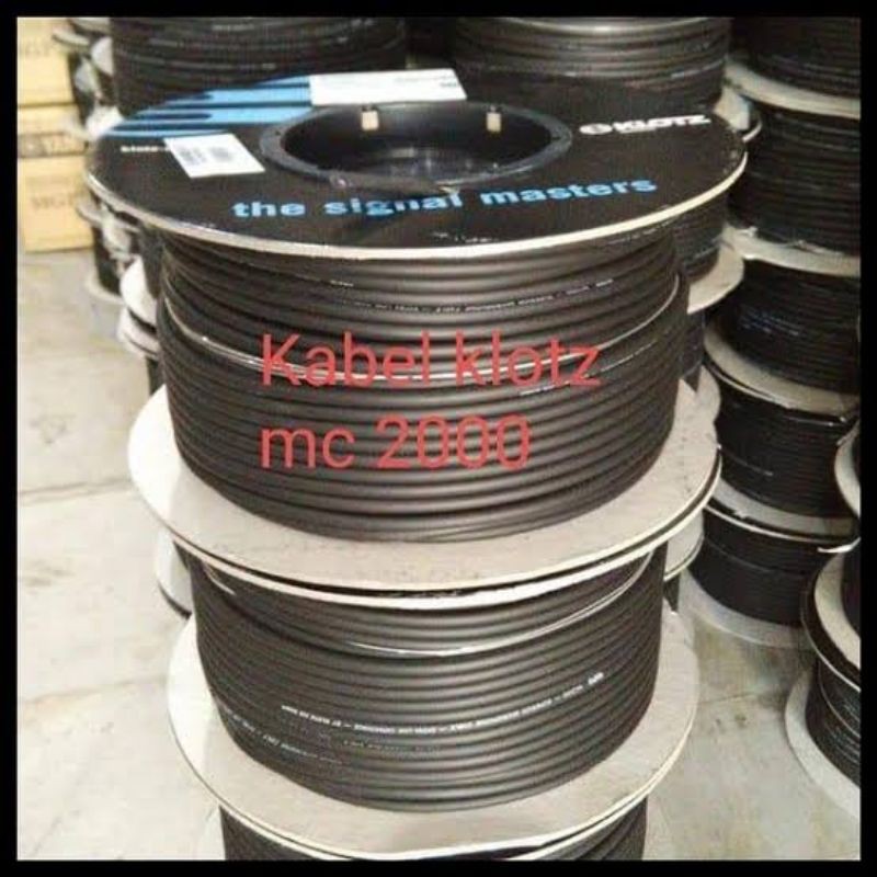 Jual KABEL MIK MIC AUDIO STEREO KLOTZ MC2000 PER METER | Shopee Indonesia
