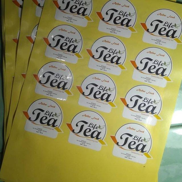 Jual Costum Sticker Label Produk Print Cut - Bahan Sticker Bontaq ...