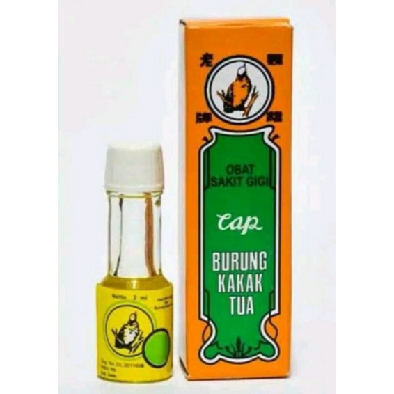 Jual Obat Sakit Gigi Cap Burung Kakak Tua terkenal sejak dahulu kala ...