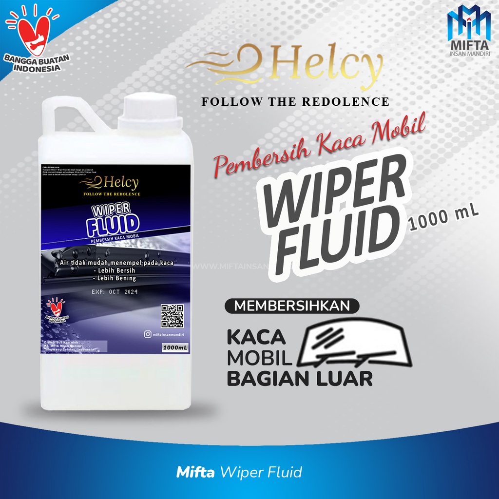 Jual AIR WIPER 1 LITER / WIPER FLUID DAUN TALAS / CAIRAN WIPER MOBIL ...