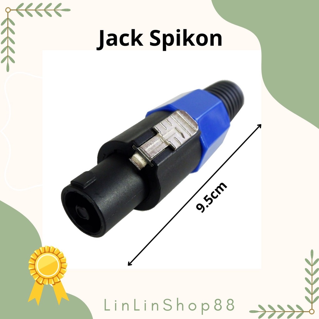 Jual PAKET ISI 4 PCS Jack SPEAKON speaker / Jek spikon speaker - Socket ...