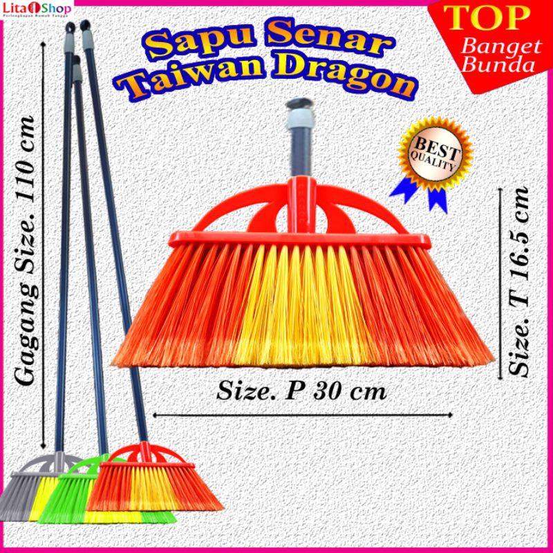 Jual Sapu Lantai Taiwan Dragon/Sapu Senar Nylon Dragon/Sapu Plastik ...