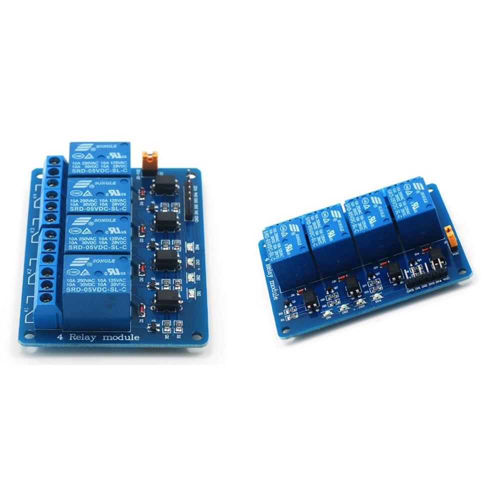 Jual Dijual Relay Module 4 Channel dengan Optocoupler untuk Arduino ...