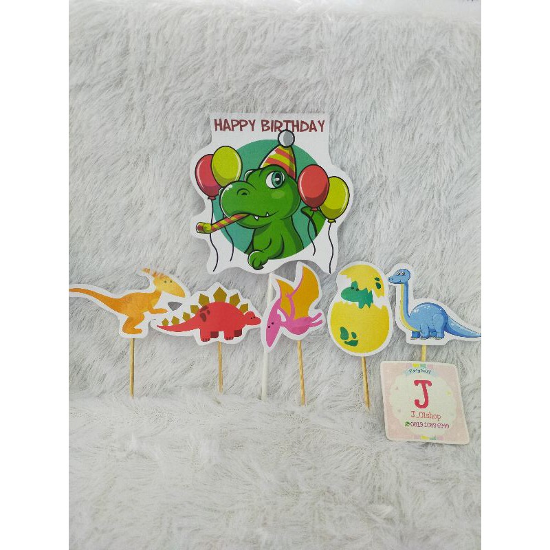 Jual Topper Cake Dino Dinosaurus | Shopee Indonesia