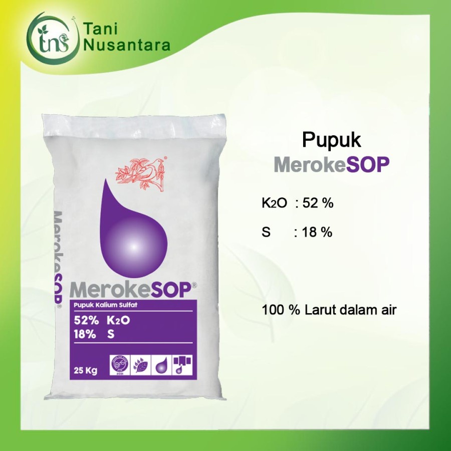 Jual Pupuk Meroke SOP 1Kg Soluble of potash K2SO4 | Shopee Indonesia