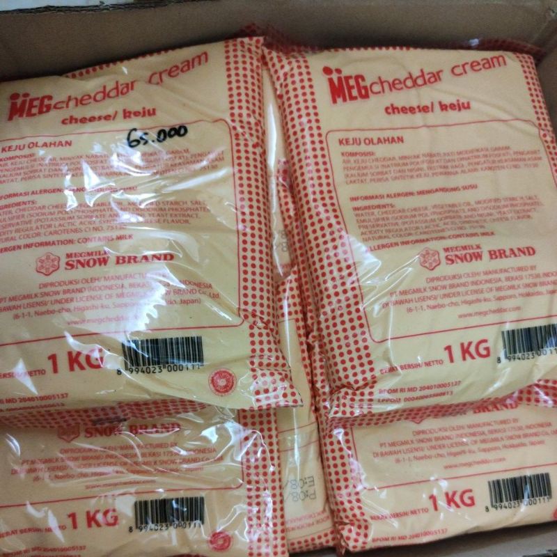 Jual Meg Cheddar Cream Cheese 1kg | Shopee Indonesia