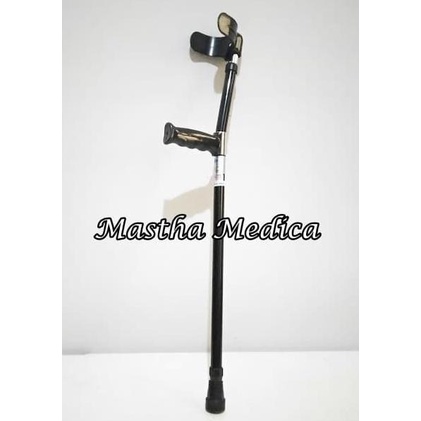 Jual Jual Tongkat Jalan Kruk Siku Black Elbow Tangan sikut Hitam ...