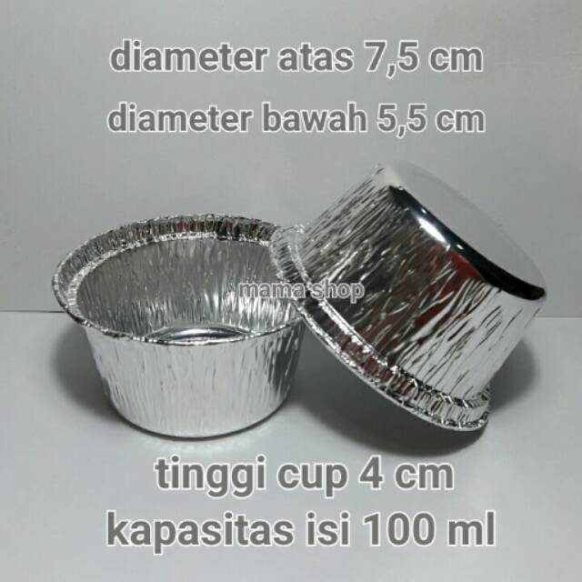 Jual Aluminium foil bulat 100 ml | Shopee Indonesia