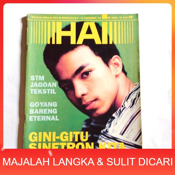 Jual Majalah HAI No.49 Des 1994 Cover ATTILA SYACH Langka | Shopee ...