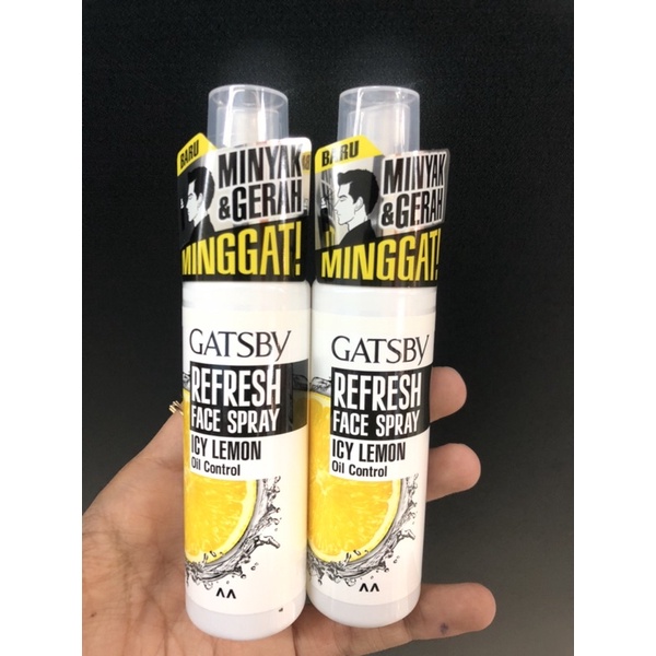 Jual Gatsby Refreshing Face Spray Icy lemon 60ml | Shopee Indonesia
