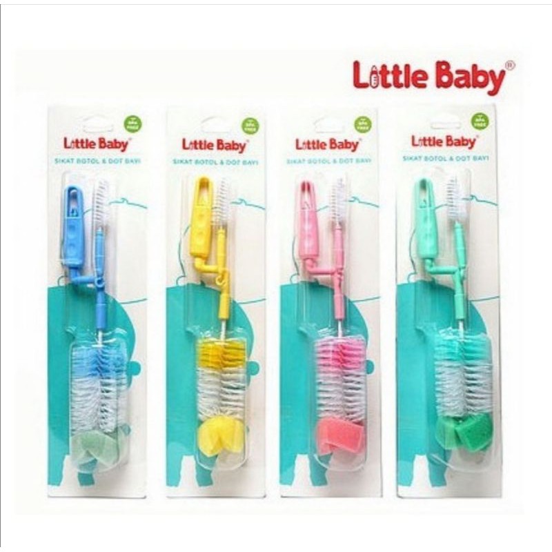 Jual Little Baby Sikat Botol dan Dot Bayi 2in1 | Shopee Indonesia