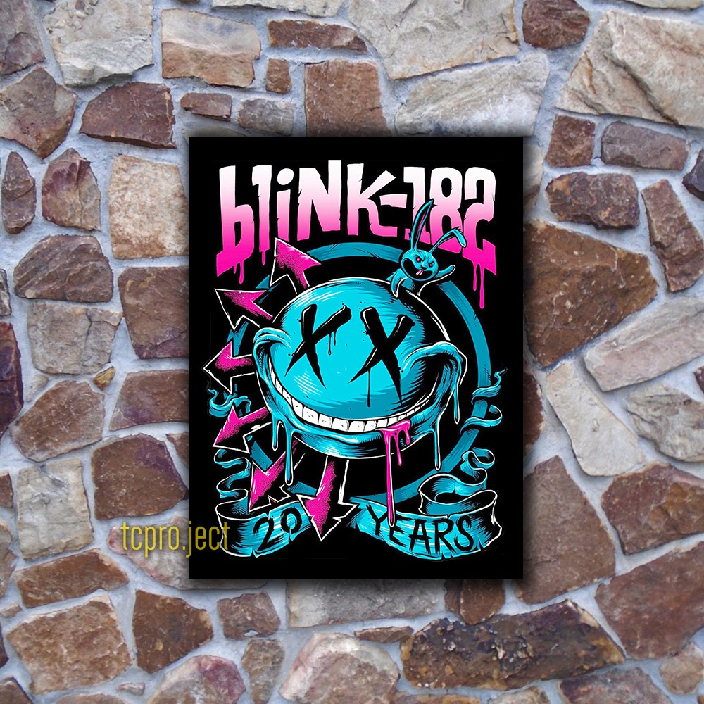 Jual BLINK 182 - 20 YEAR MUSIK POSTER - DEKORASI HIASAN DINDING KAMAR ...