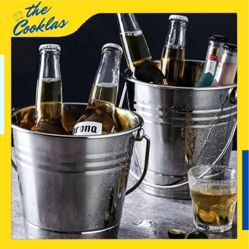 Jual ICE BUCKET Stainless Steel | Ember Es Batu | Wine Bucket | Shopee ...