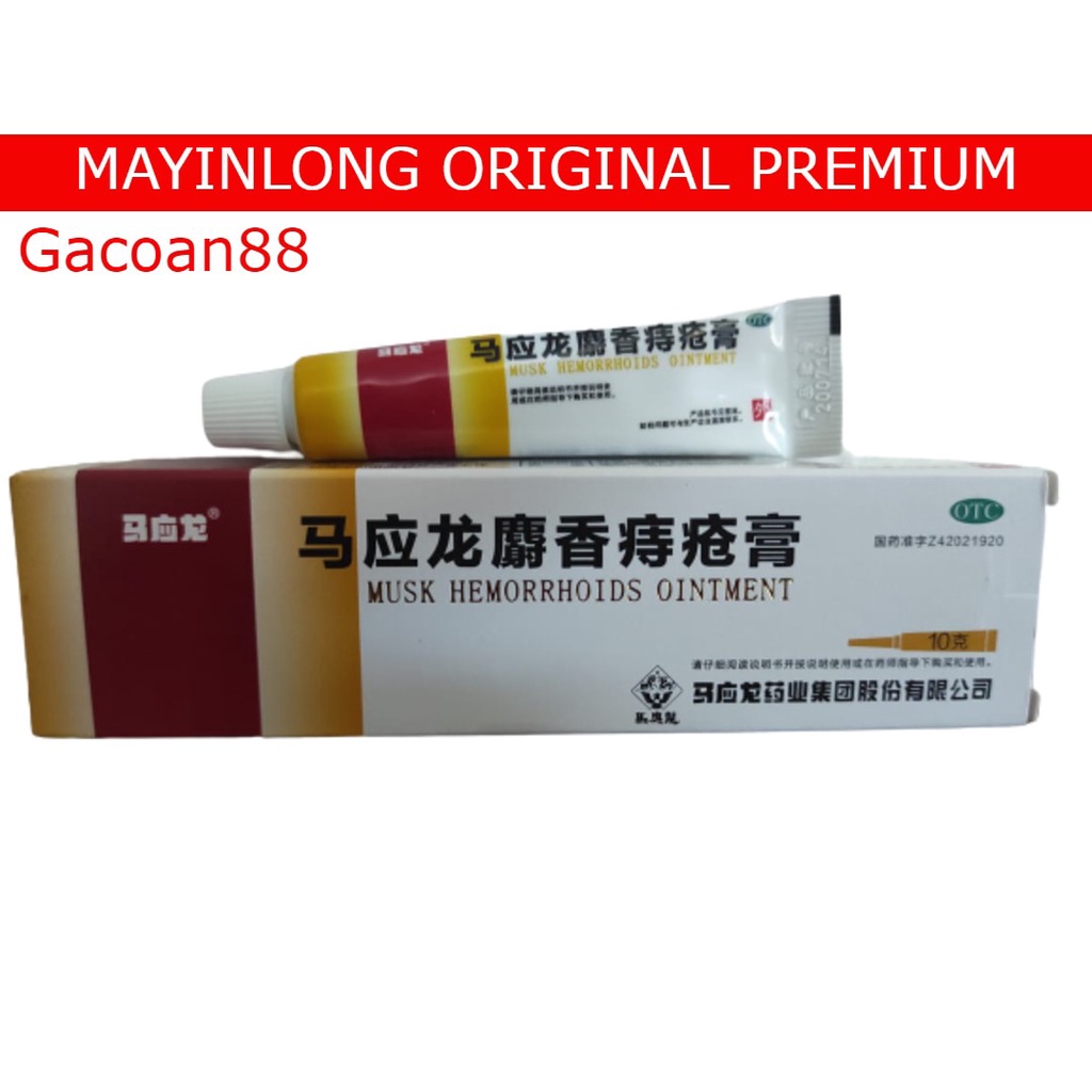 Jual MAYINLONG MA YIN LONG MUSK HEMORROIDS OINTMENT ( SALEP OBAT WASIR ...
