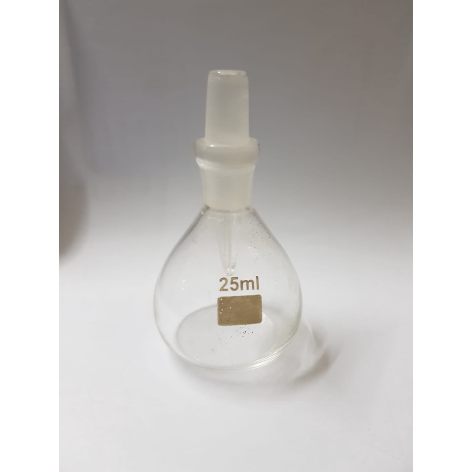 Jual Picnometer uncalibrated 25 ml Piknometer tanpa kalibrasi | Shopee ...