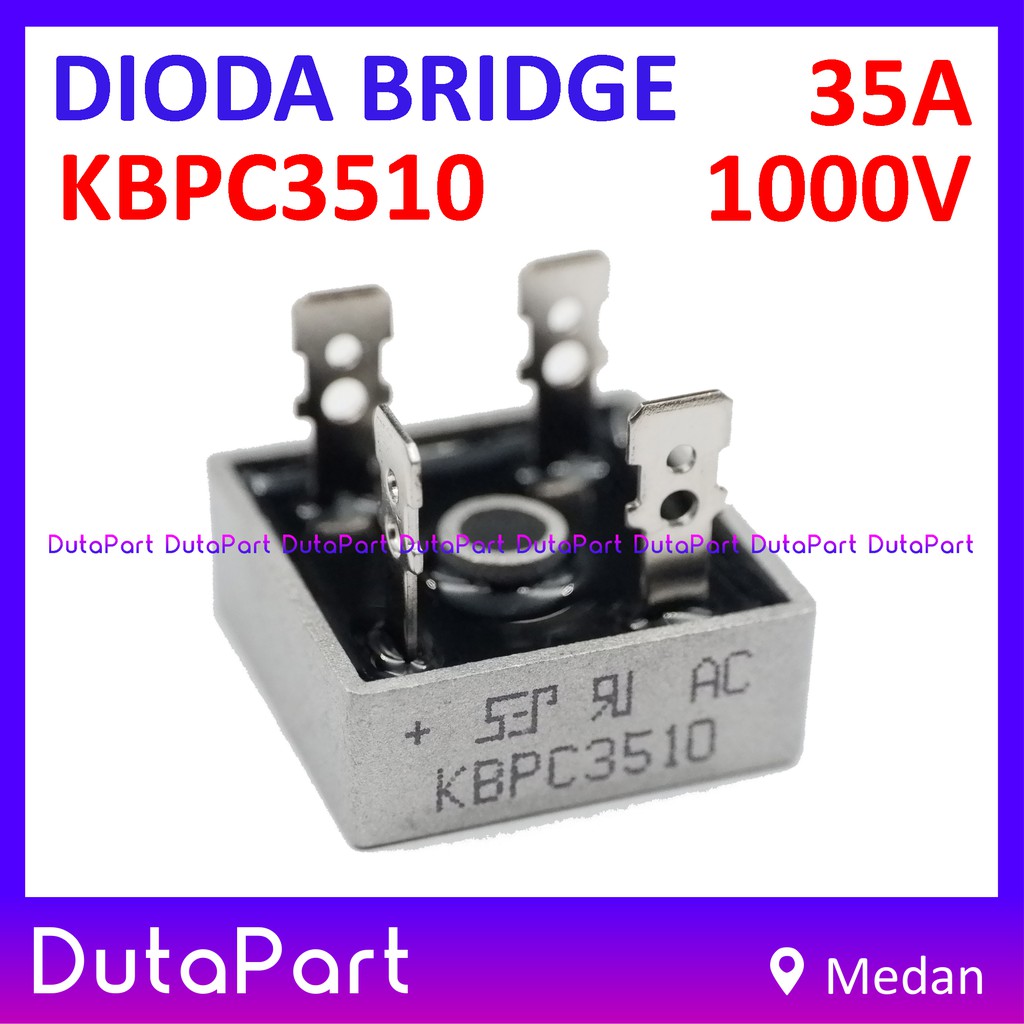 Jual KBPC3510 35A 1000V Kiprok Dioda Jembatan Bridge Rectifier Diode ...