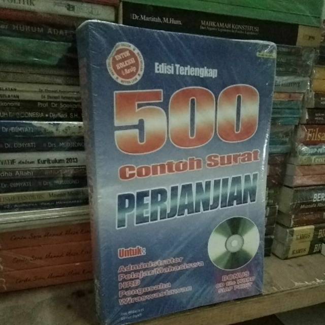 Jual Edisi Terlengkap 500 contoh surat Perjanjian .bonus CD | Shopee ...