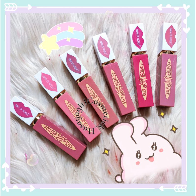 Jual PROMO!! LIPGLOSS IMAN OF NOBLE MATTE POWDER LIPS KISS NO. 1035A ...