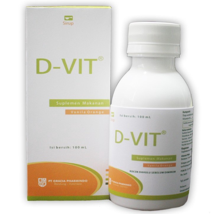 Jual D-VIT SYRUP 100 ML - VITAMIN D 400 IU | Shopee Indonesia