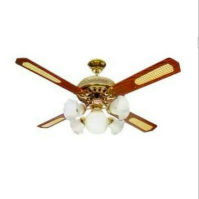 Jual Uchida ceiling fan 52inch dengan 5 lampu | Shopee Indonesia