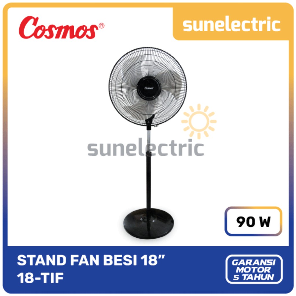 Jual Cosmos 18-TIF Kipas Angin Besi Stand / Berdiri Kaki Bulat 18 Inch ...