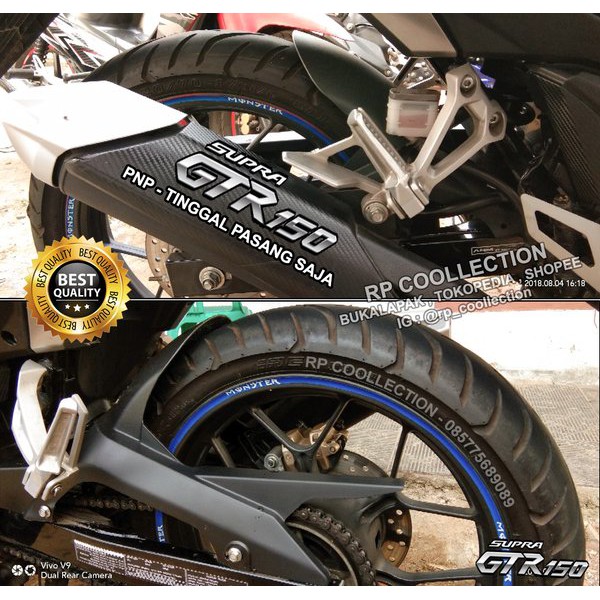 Jual Spakbor Kolong Supra GTR 150 Ban Standar sampai Besar 120 130 140 ...
