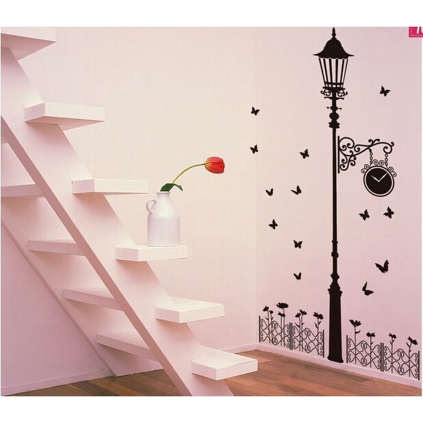 Jual JM7177 BLACK LIGHT GARDEN WALLSTICKER WALL STIKER 60X90 WALLSTIKER ...