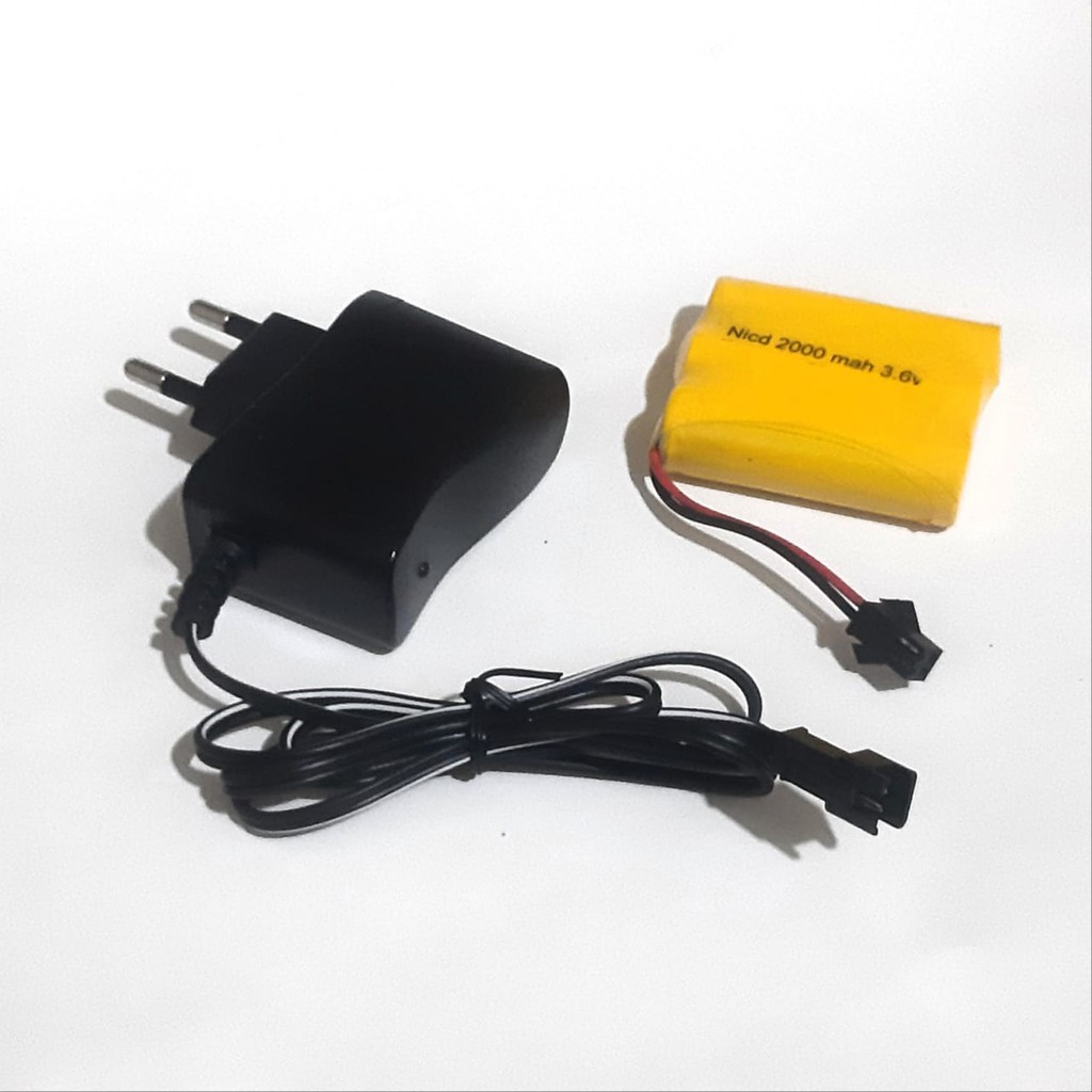 Jual Paket Adaptor Charger dan Baterai Mobil Remote Control RC 3AA Ni ...