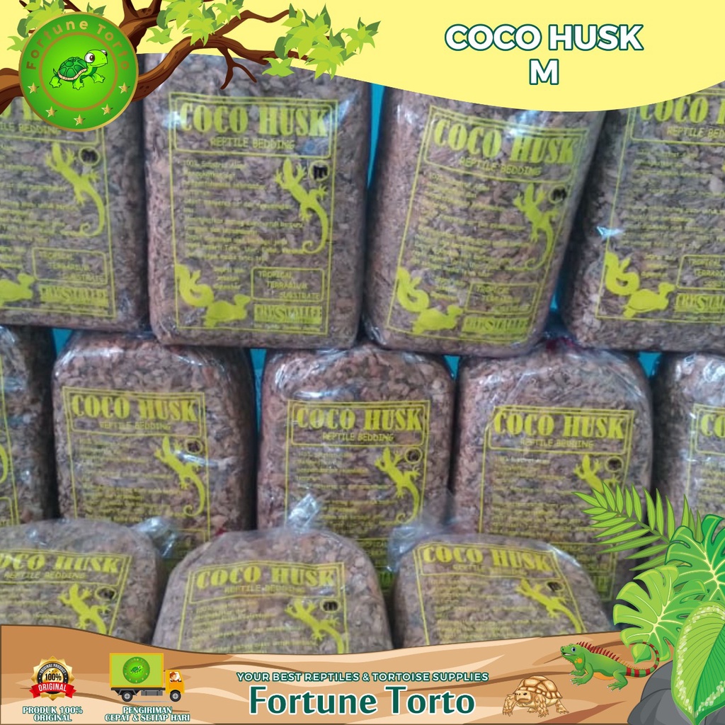 Jual Cocohusk Cocochip Cocofiber size M 7Liter /Alas reptil coco husk ...