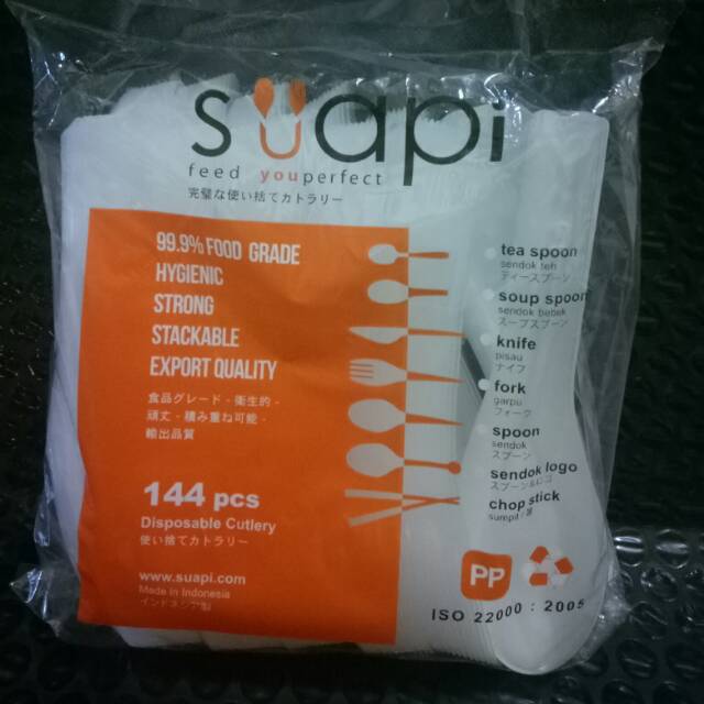 Jual Sendok makan plastik, Sendok bebek Merk Suapi & Merk Tip top ...