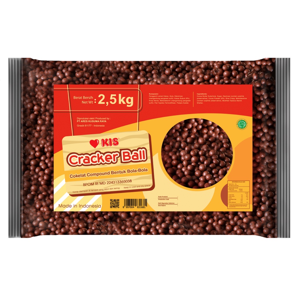 Jual KIS CRACKER BALL 2,5 KG (READY STOCK) | Shopee Indonesia