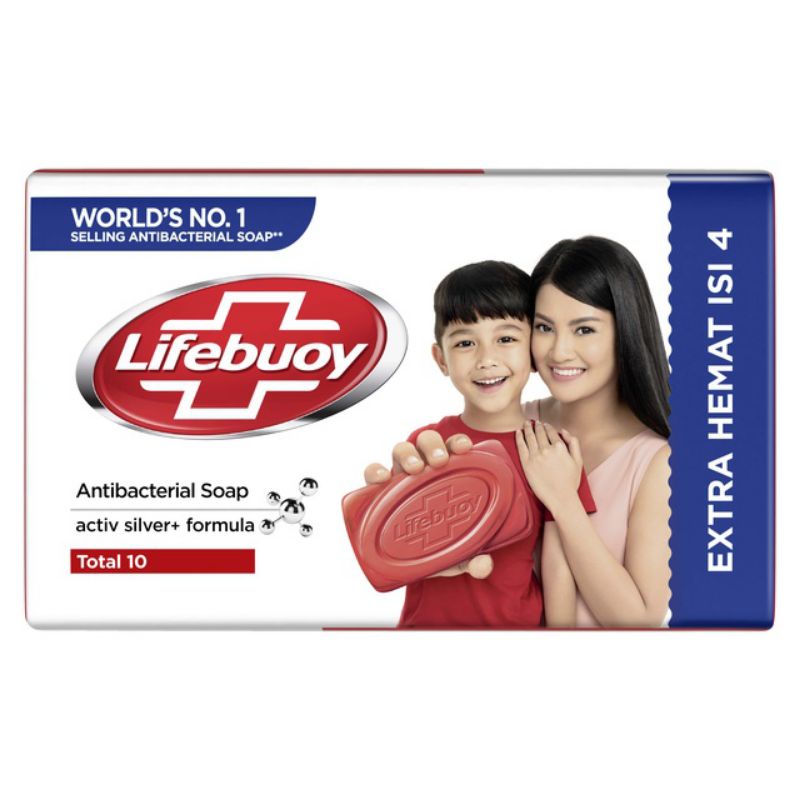 Jual SABUN LIFEBUOY BATANG 100gr ( ISI 4 PC ) | Shopee Indonesia