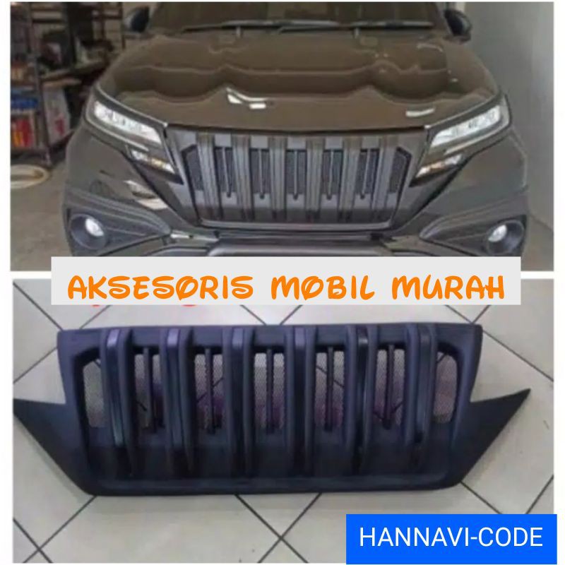 Jual Grill Apollo All new rush terios full hitam doff 2018 2019 2020 ...