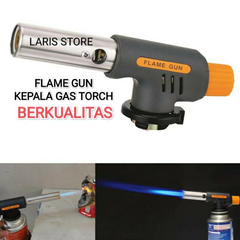 Jual FLAME GUN KEPALA GAS TORCH / ALAT BAKAR MULTI OTOMATIS - MANUAL | Shopee Indonesia