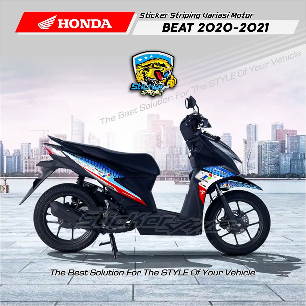 Jual STIKER STRIPING VARIASI MOTOR HONDA BEAT NEW 2020/2021 LIVERY ...