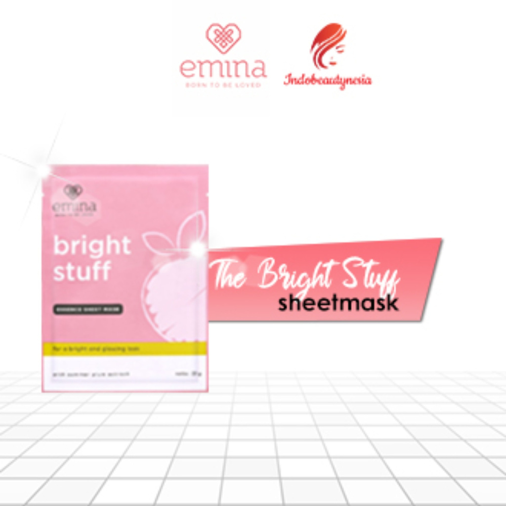 Jual Emina Bright Stuff Essence Sheet Mask 23 ml - Masker Wajah ...